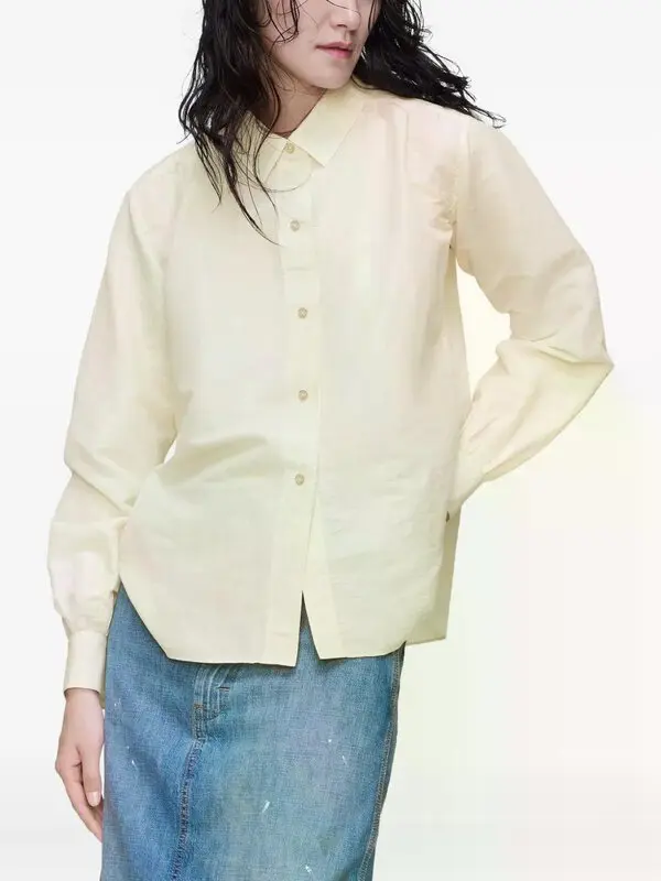 MAISON MARGIELA Belted Long-sleeve Shirt