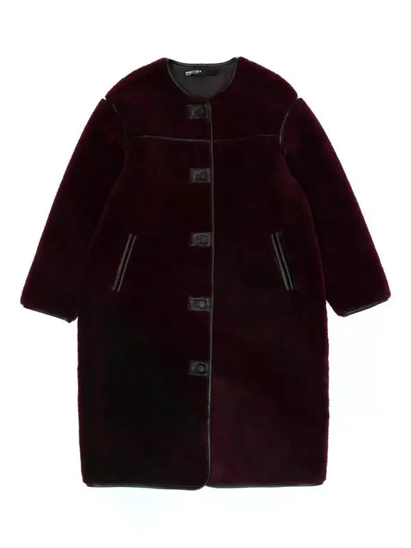 Bimba Y Lola Buttoned Trim Coat
