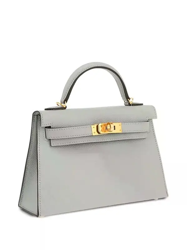 Hermès Kelly 20 Epsom Leather Tote Bag - Blue