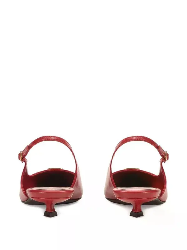 SERGIO ROSSI 25mm Surge Leather Slingback