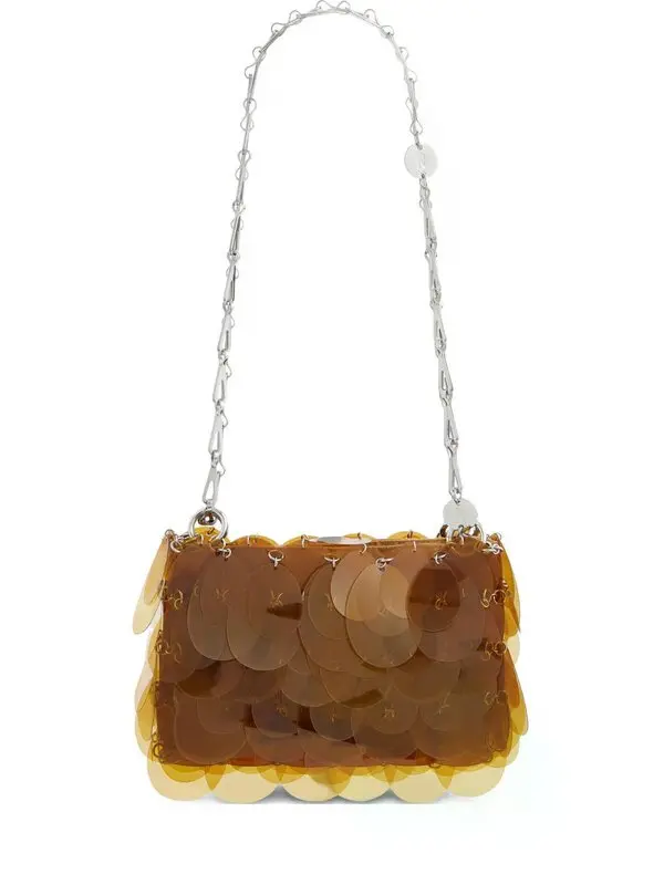 Rabanne Disc-chain Shoulder Bag - Brown