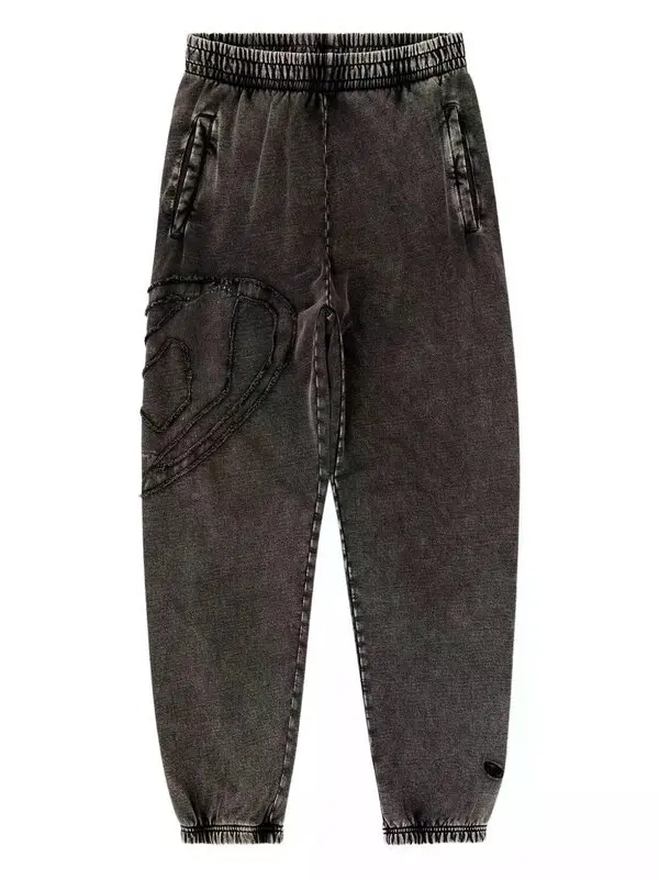 DIESEL® P-marky-den Appliqué-detail Track Pants - Grey
