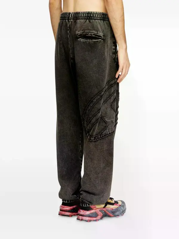 DIESEL® P-marky-den Appliqué-detail Track Pants - Grey