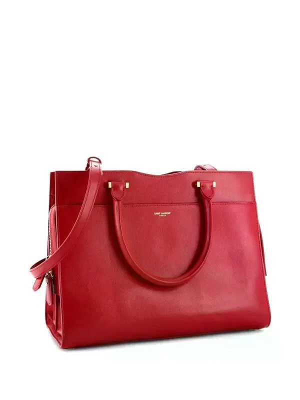 Saint Laurent Uptown Leather Medium Tote Bag
