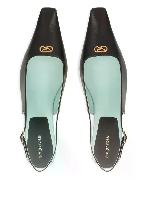 SERGIO ROSSI 25mm Surge Slingback Sandals