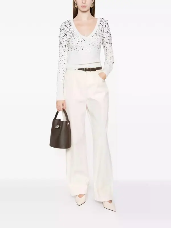 Max Mara Sequin V-neck Knitwear