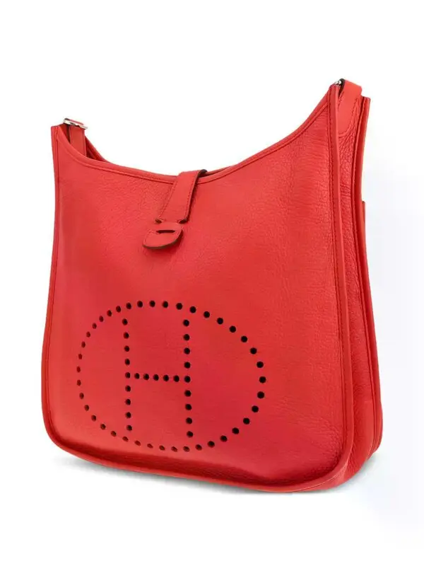 Hermès 2012 Evelyne Iii Crossbody Bag - Red