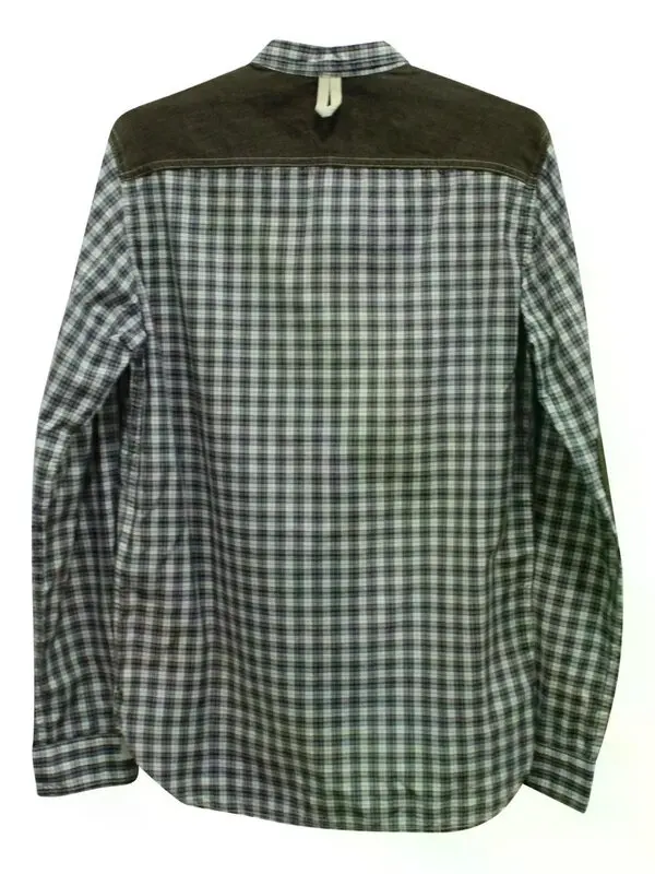 Comme Des Garçons Plaid Elbow-patch Shirt