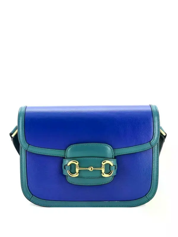 Gucci Horsebit 1955 Small Shoulder Bag - Blue