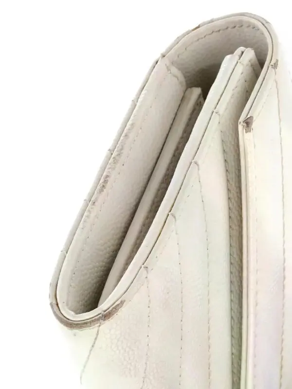 Saint Laurent Classic Monogram Flap Wallet Matelasse Chevron Leather Large Small Wallets