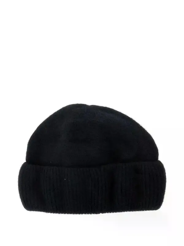 Helen Kaminski Ribbed Beanie With Logo Plaque