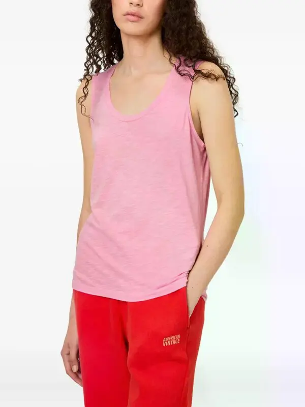 American Vintage Jacksonville Crew-neck Vest - Pink