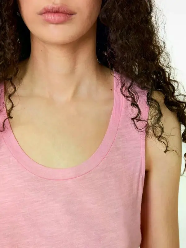 American Vintage Jacksonville Crew-neck Vest - Pink