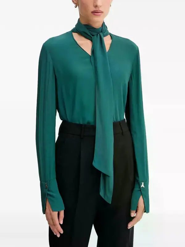 Patrizia Pepe Tie-detail Blouse