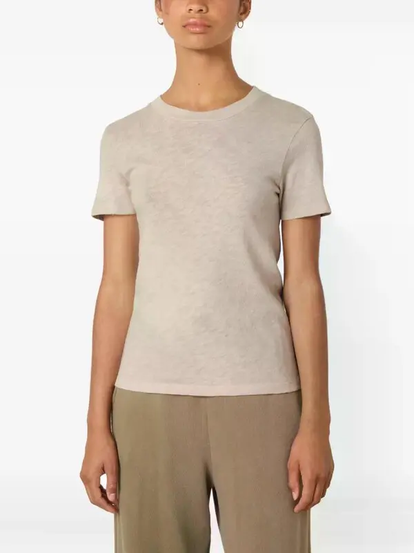 American Vintage Sonoma Textured T-shirt - Neutrals