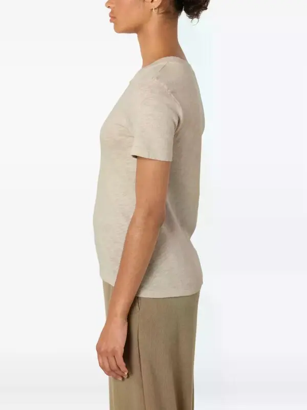 American Vintage Sonoma Textured T-shirt - Neutrals