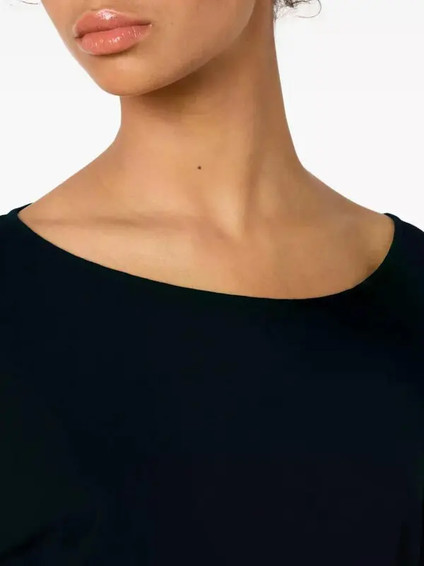American Vintage Aksun Boat Neck T-shirt - Black