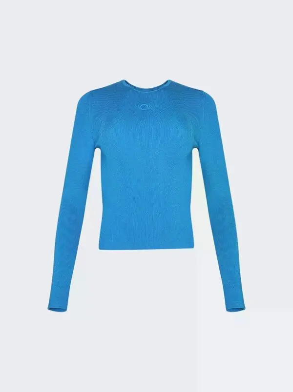 MARINE SERRE Fine-ribbed Sweater