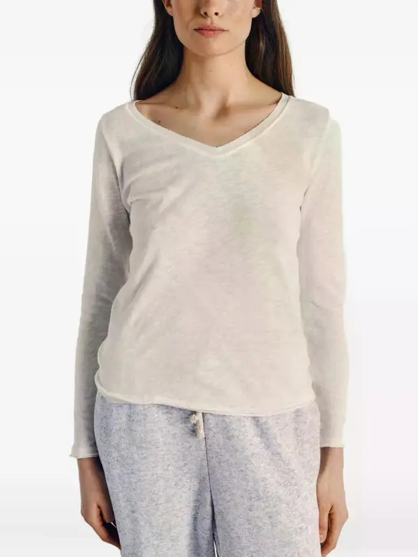 American Vintage Sonoma Long-sleeve T-shirt - White
