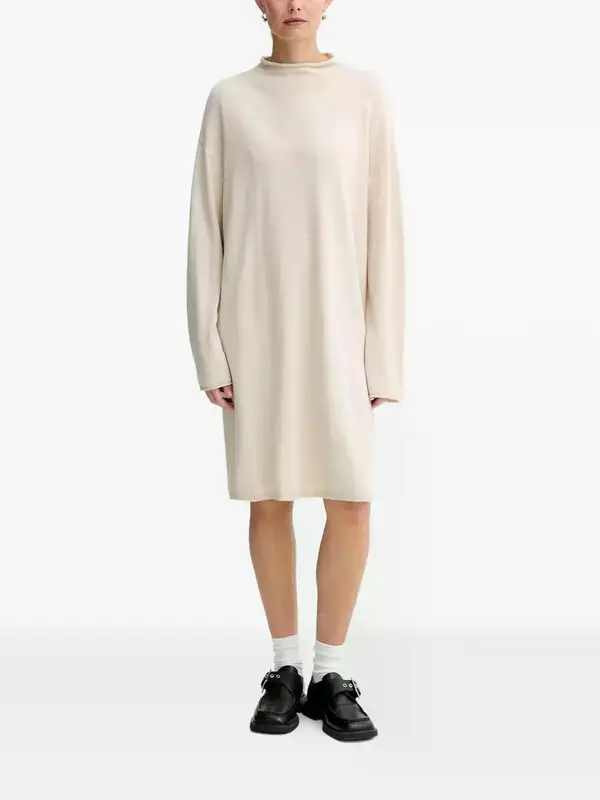 Marc O'polo Mock-neck Mini Dress - Neutrals