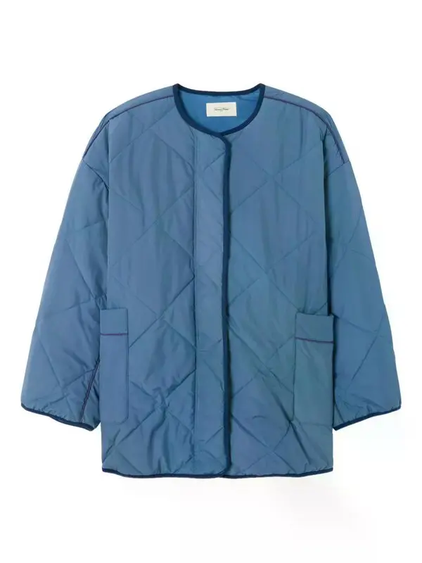 American Vintage Quilted Jacket - Blue