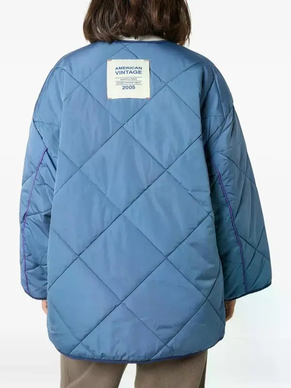 American Vintage Quilted Jacket - Blue