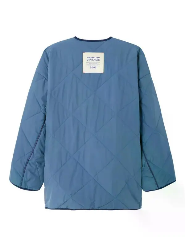 American Vintage Quilted Jacket - Blue