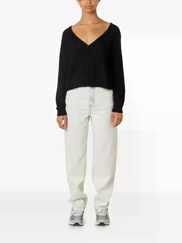 American Vintage V-neck Cardigan - Black