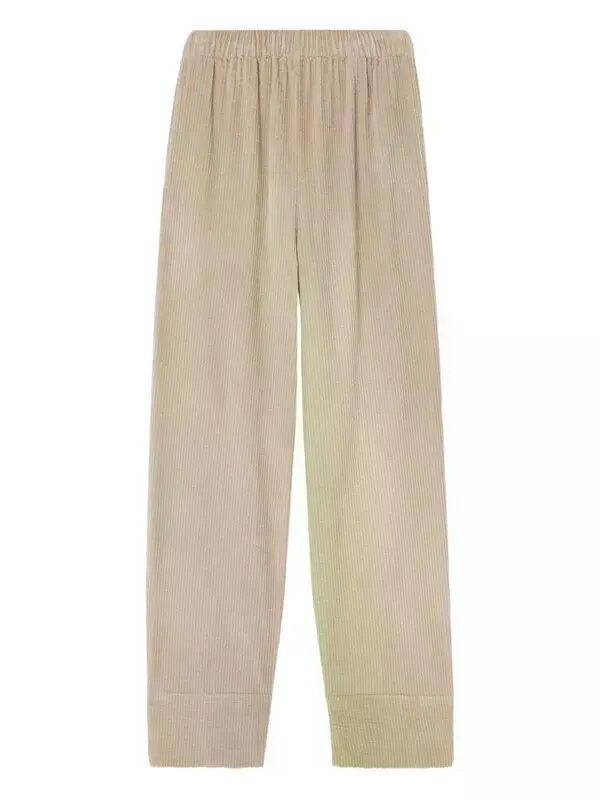 American Vintage Elasticated Corduroy Trousers - Neutrals