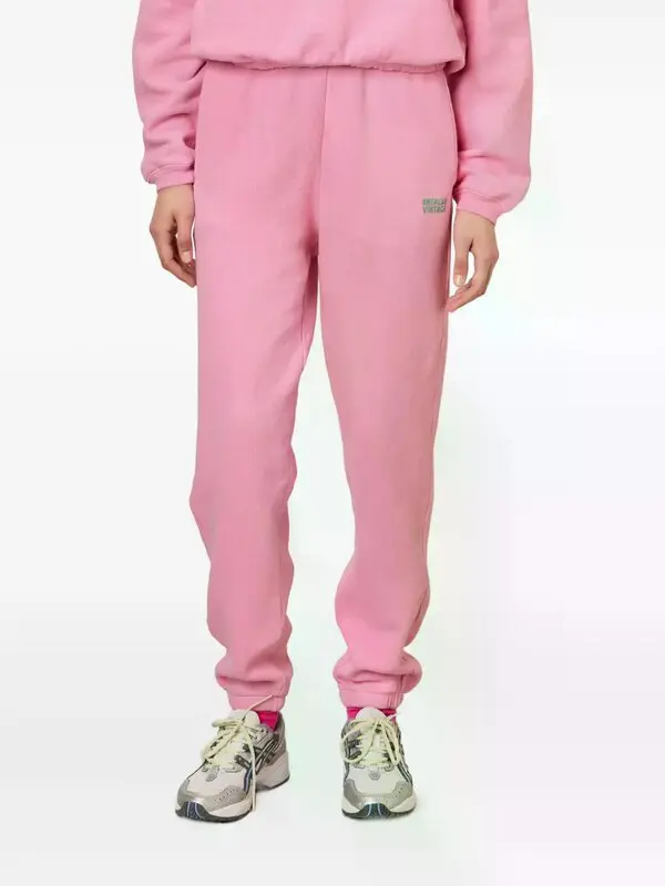 American Vintage Izubird Elasticated Track Pants - Pink