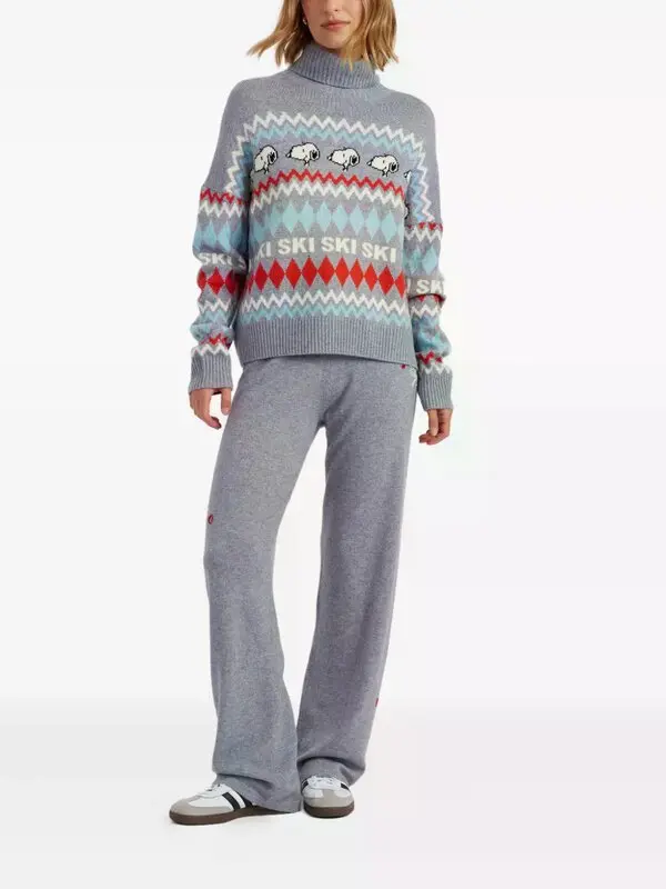 Chinti & Parker Snoopy Ski Roll Neck Sweater