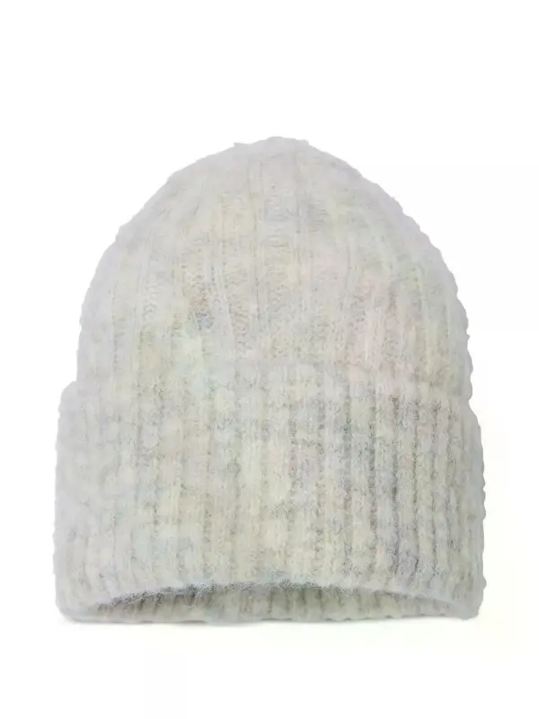 American Vintage Ribbed Knit Beanie - Neutrals