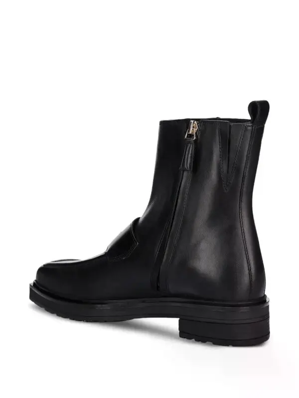 Patrizia Pepe Logo-appliqué Zip Boots