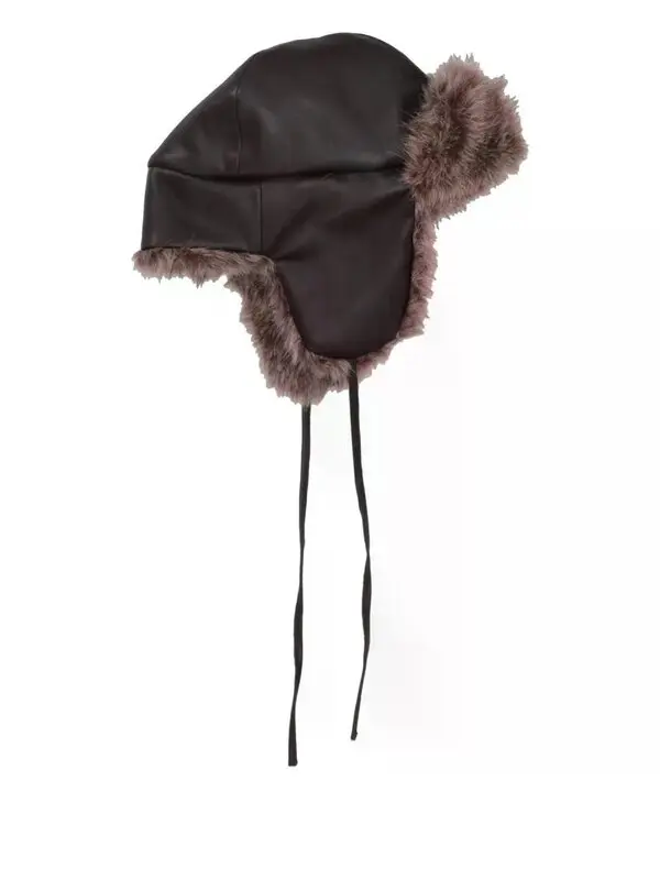 P.a.r.o.s.h Fur-trim Trapper Hat
