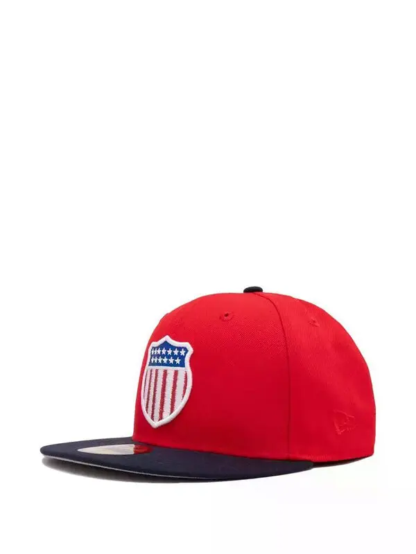 New Era New York Stars 2025 59fifty Gcp Embroidered Baseball Cap - Red