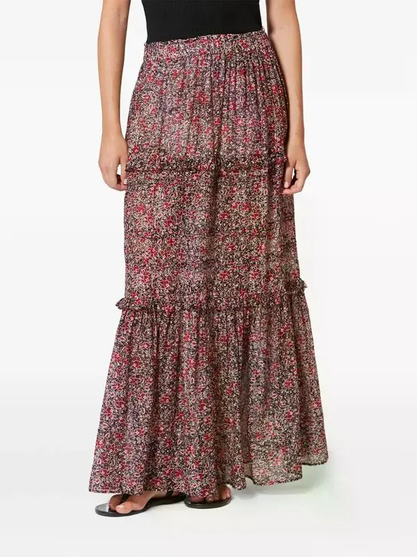 MARANT ETOILE Volomia Ruffled Maxi Skirt