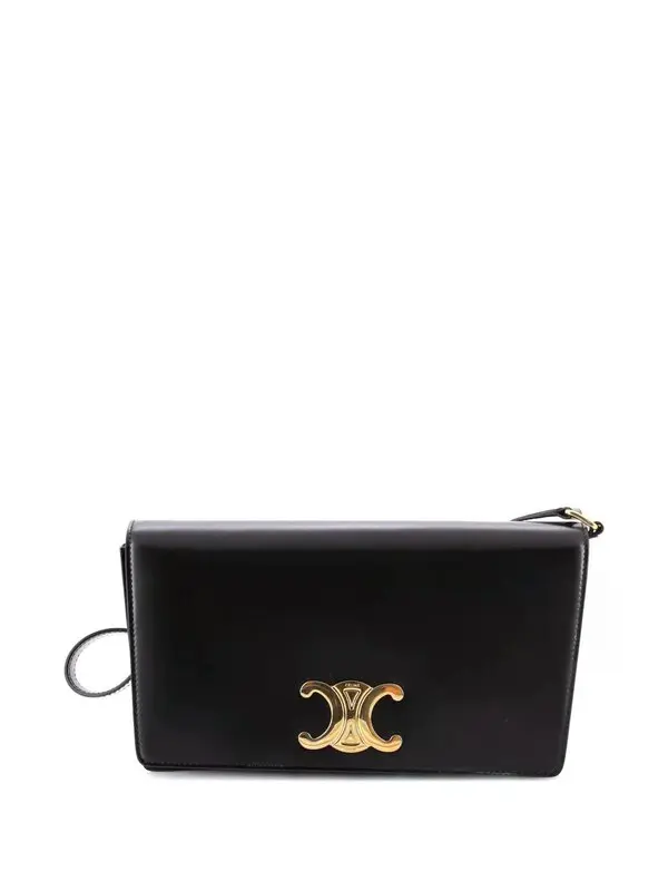 Celine Trapeze Triomphe Smooth Calfskin Shoulder Bag