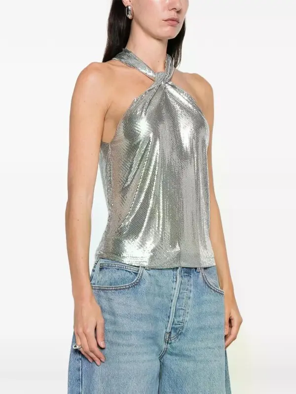 Rabanne Halterneck Chainmail Blouse