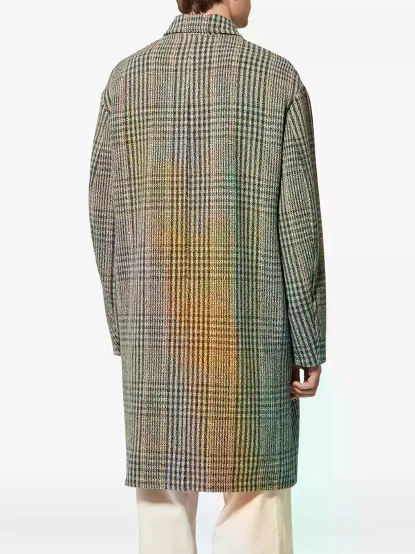 MARANT Franco Checked Single-breasted Coat