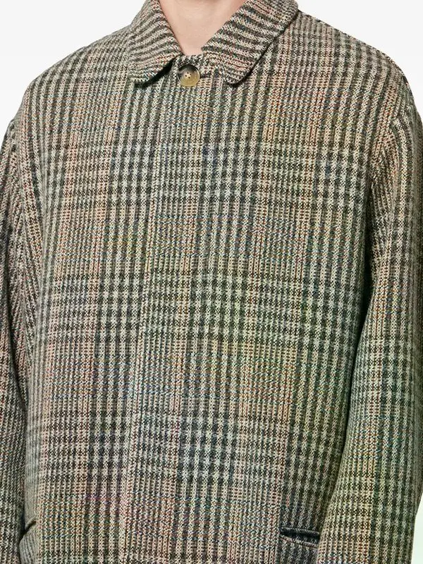 MARANT Franco Checked Single-breasted Coat