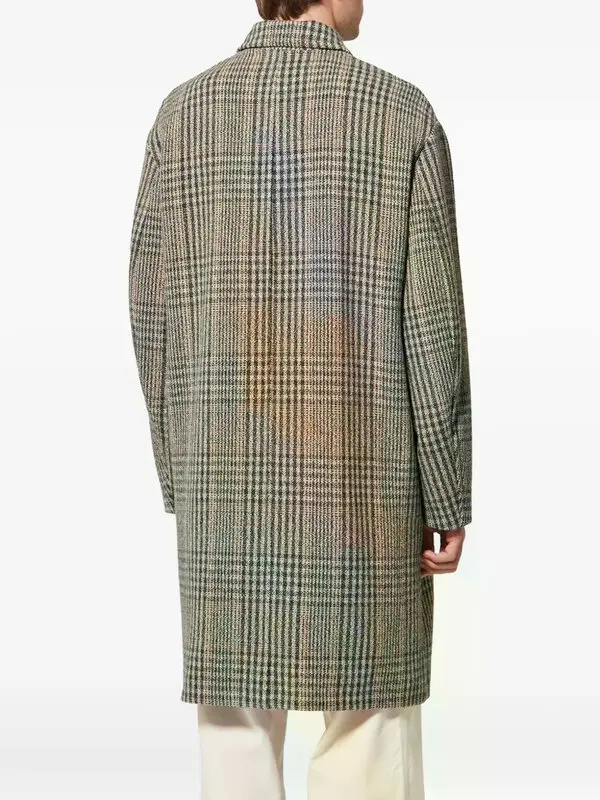 MARANT Franco Checked Single-breasted Coat