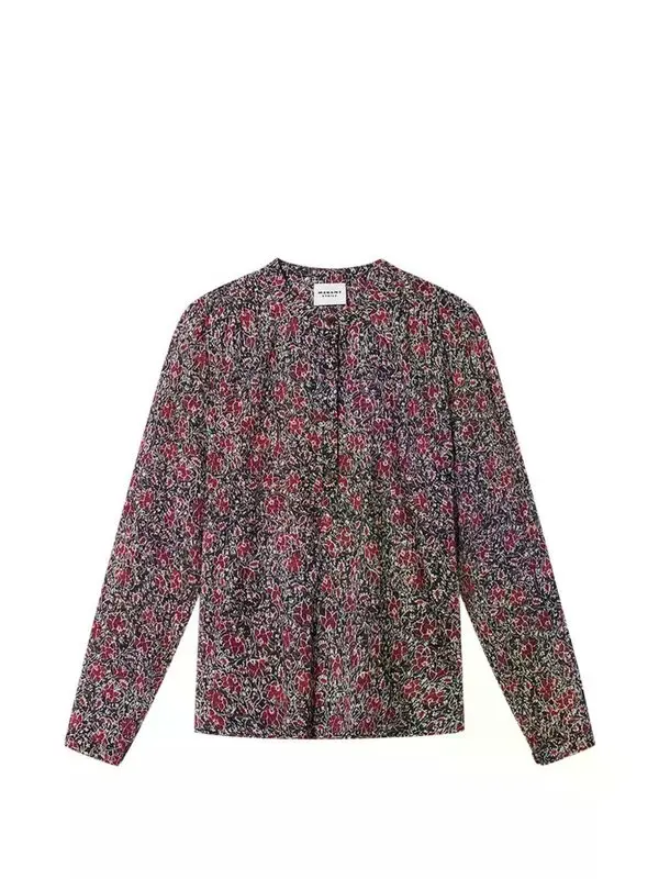 MARANT ETOILE Maria Floral-pattern Blouse - Black
