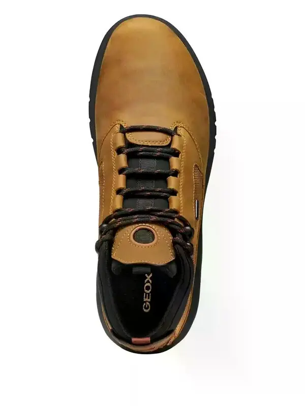 Geox Aerantis 4x4 Abx Lace-up Panelled Boots - Brown