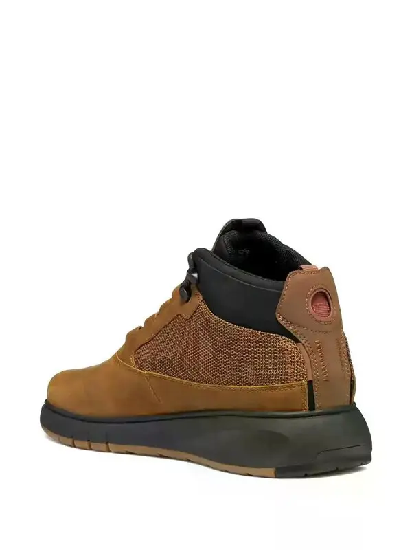 Geox Aerantis 4x4 Abx Lace-up Panelled Boots - Brown