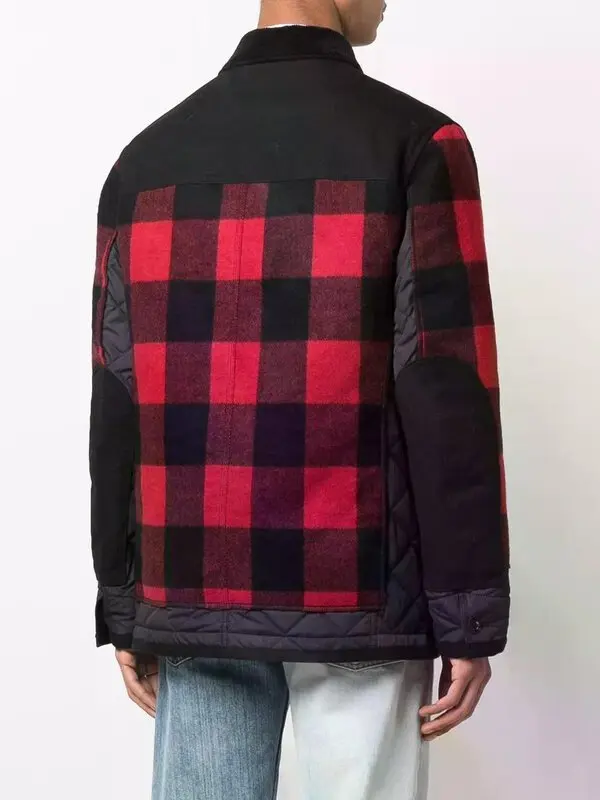 Junya Watanabe Checked Press-stud Shirt Jacket