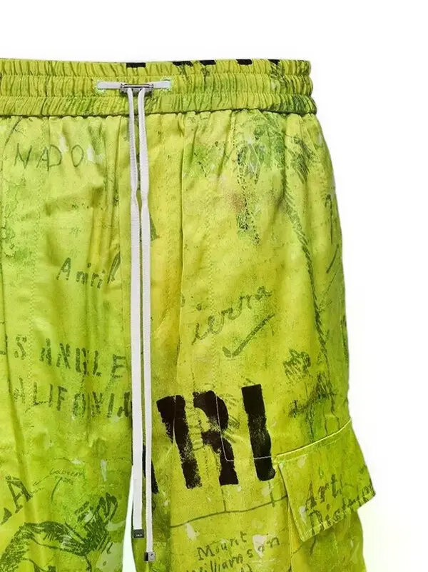 Amiri Printed Cargo Shorts