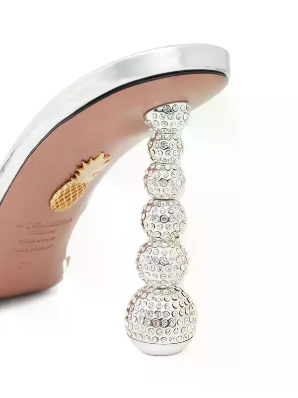 AQUAZZURA Crystal-embellished Heeled Sandals