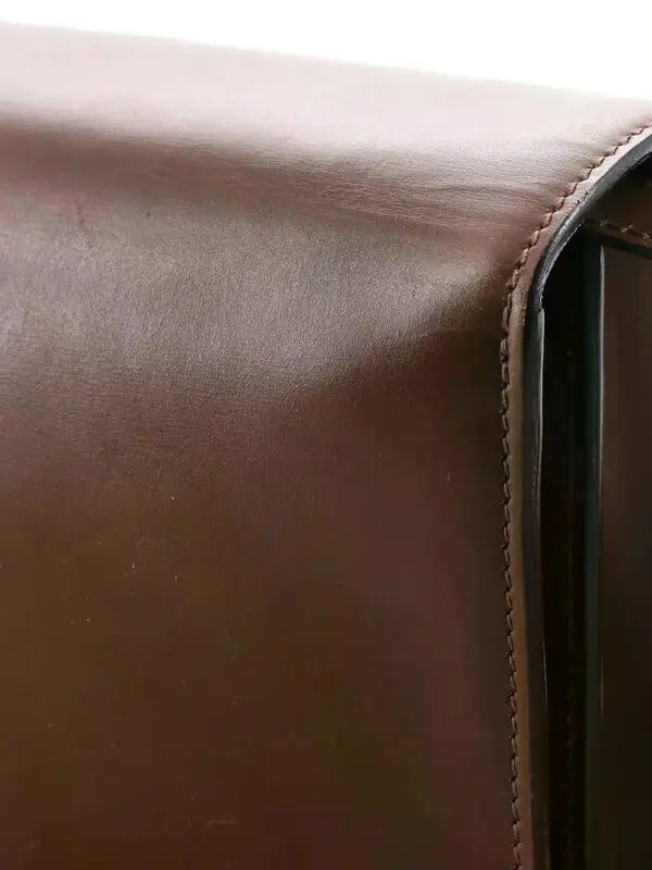 Celine Classic Box Smooth Leather Small Crossbody Bag - Brown