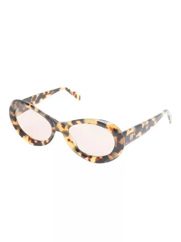 TOTEME Logo-detail Sunglasses - Brown