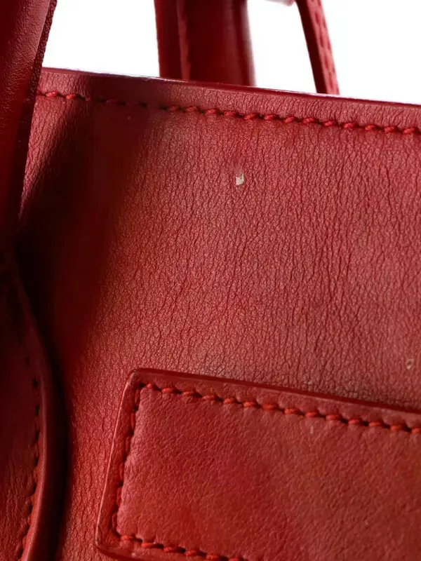 Saint Laurent Sac De Jour Small Satchel - Red